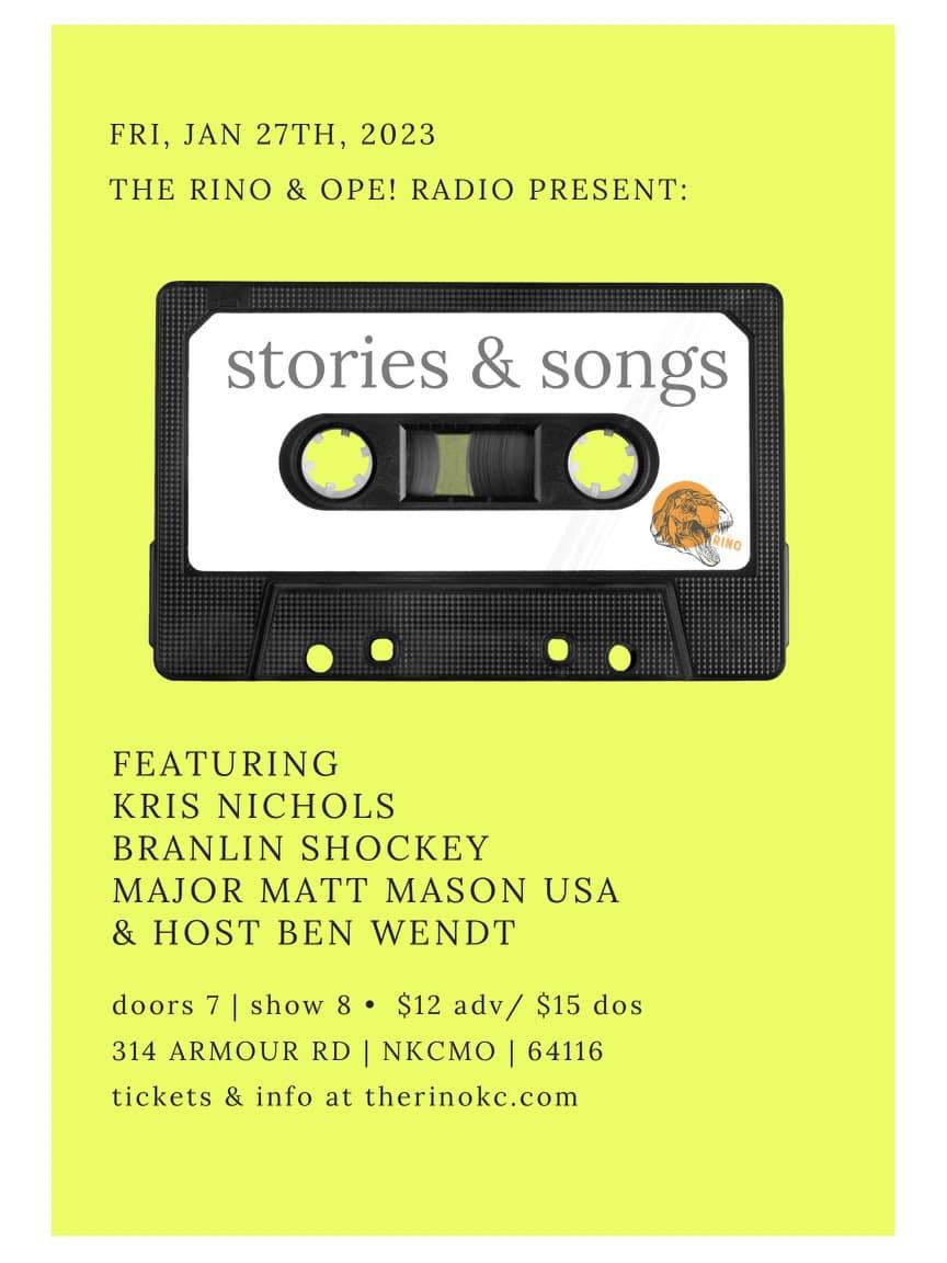 MMM Solo Set / Friday January 27, 2023 @ The Rino (North Kansas City ...